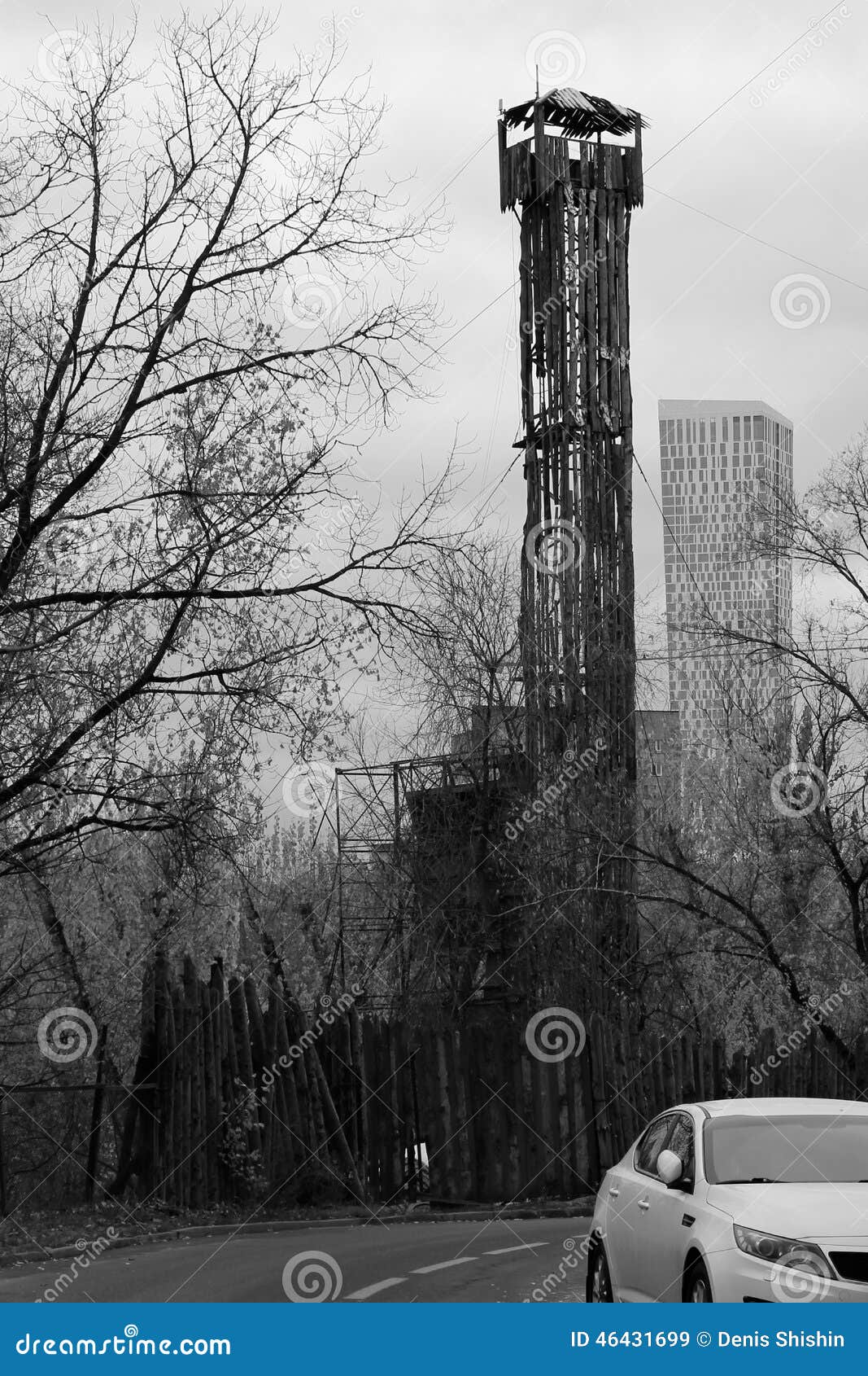 Two towers. Moscow. stock image. Image of hellraiser - 46431699
