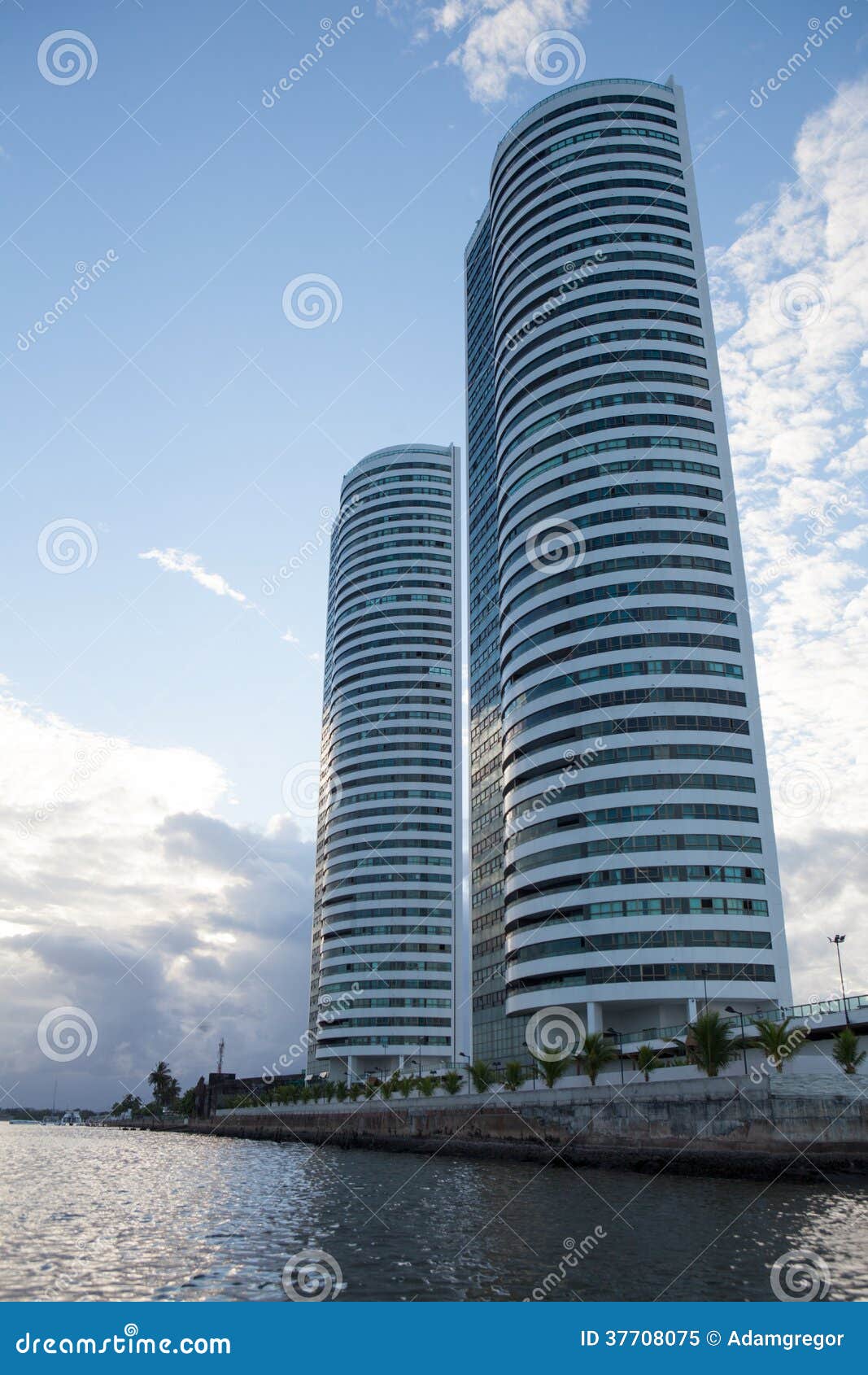 Two Towers in Recife in Brazil Stock Image - Image of vacations ...