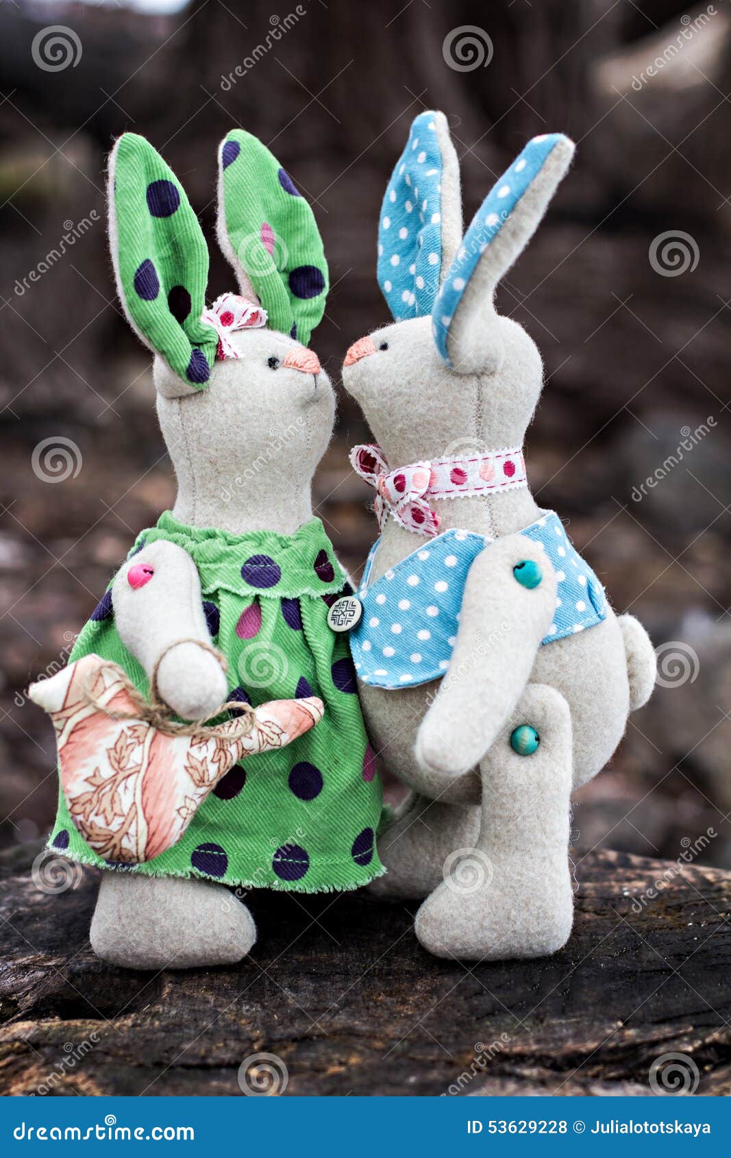Two toy bunny stock photo. Image of love, cavalier, close - 53629228