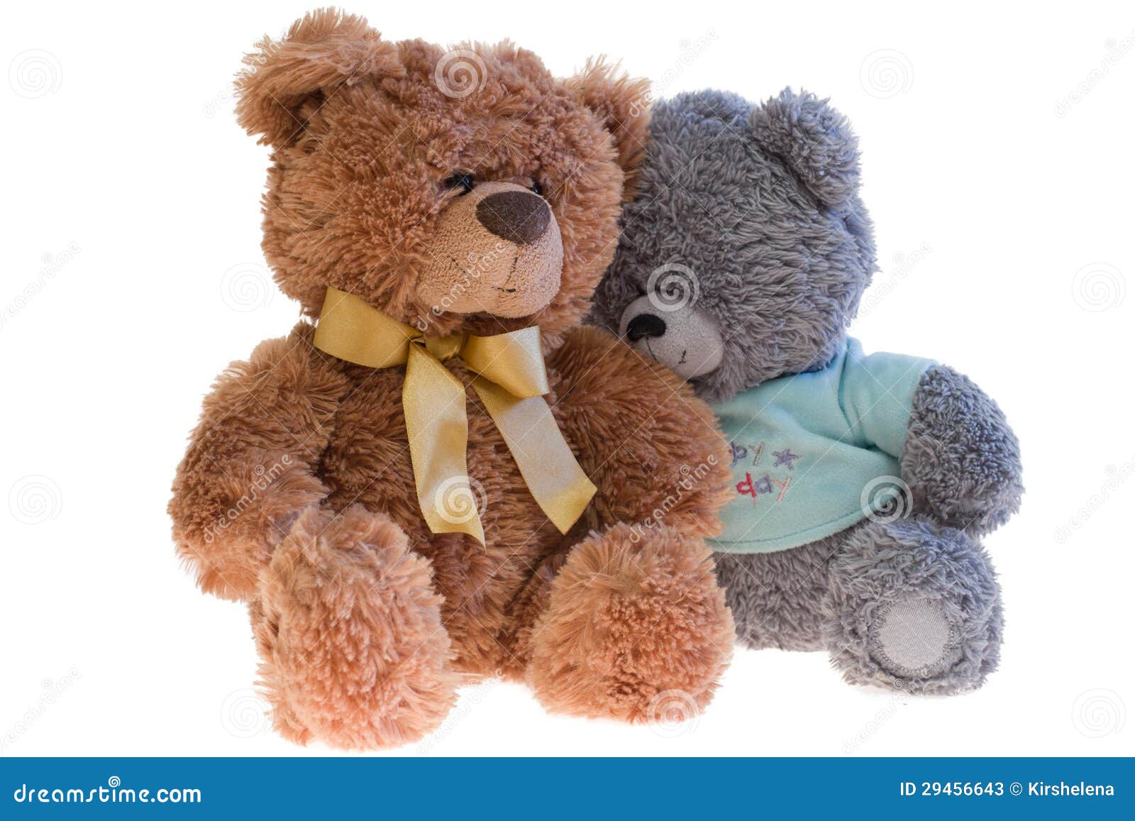 Two Toy Teddy Bears Together. Stock Image - Image of soft, furry: 29456643