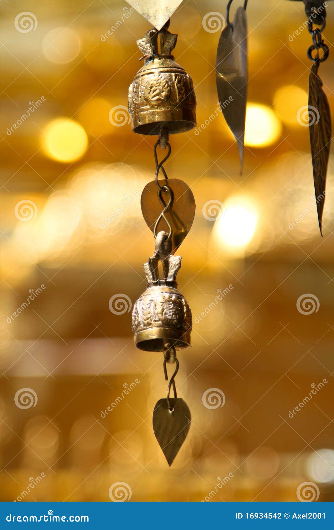 Tradition Asian Bells In Buddhism Temple In Phuket Island,Thailand ...