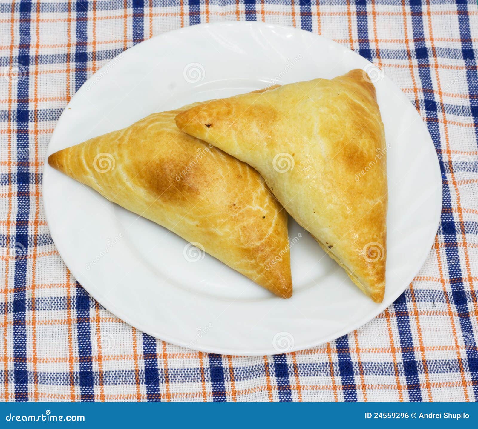 Two Traditional South African Samoosa Stock Photo - Image of cuisine ...