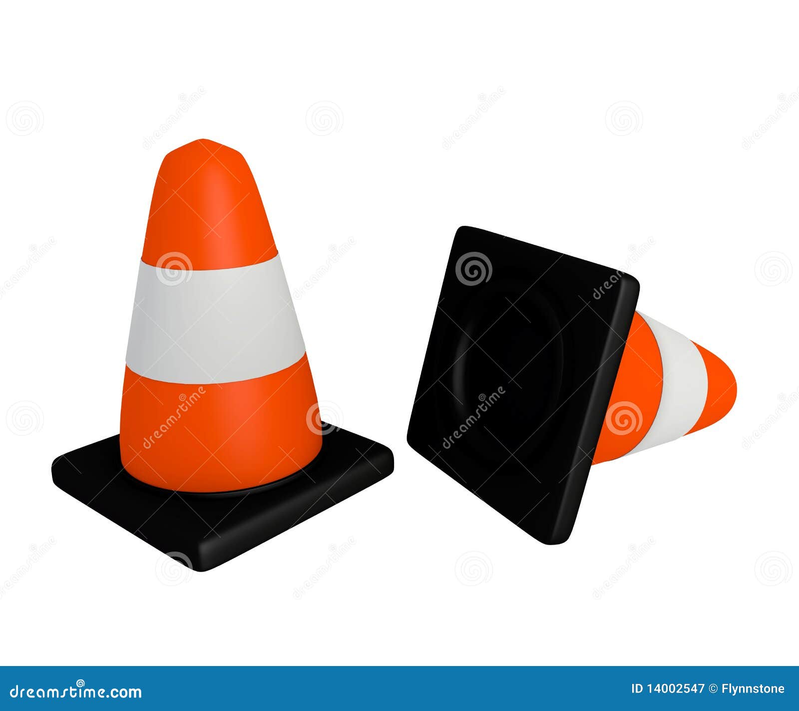 Two Traffic cones stock image. Image of cone, vehicle - 14002547
