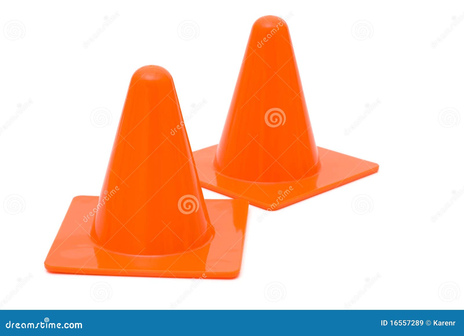Two traffic cones stock image. Image of cones, traffic - 16557289
