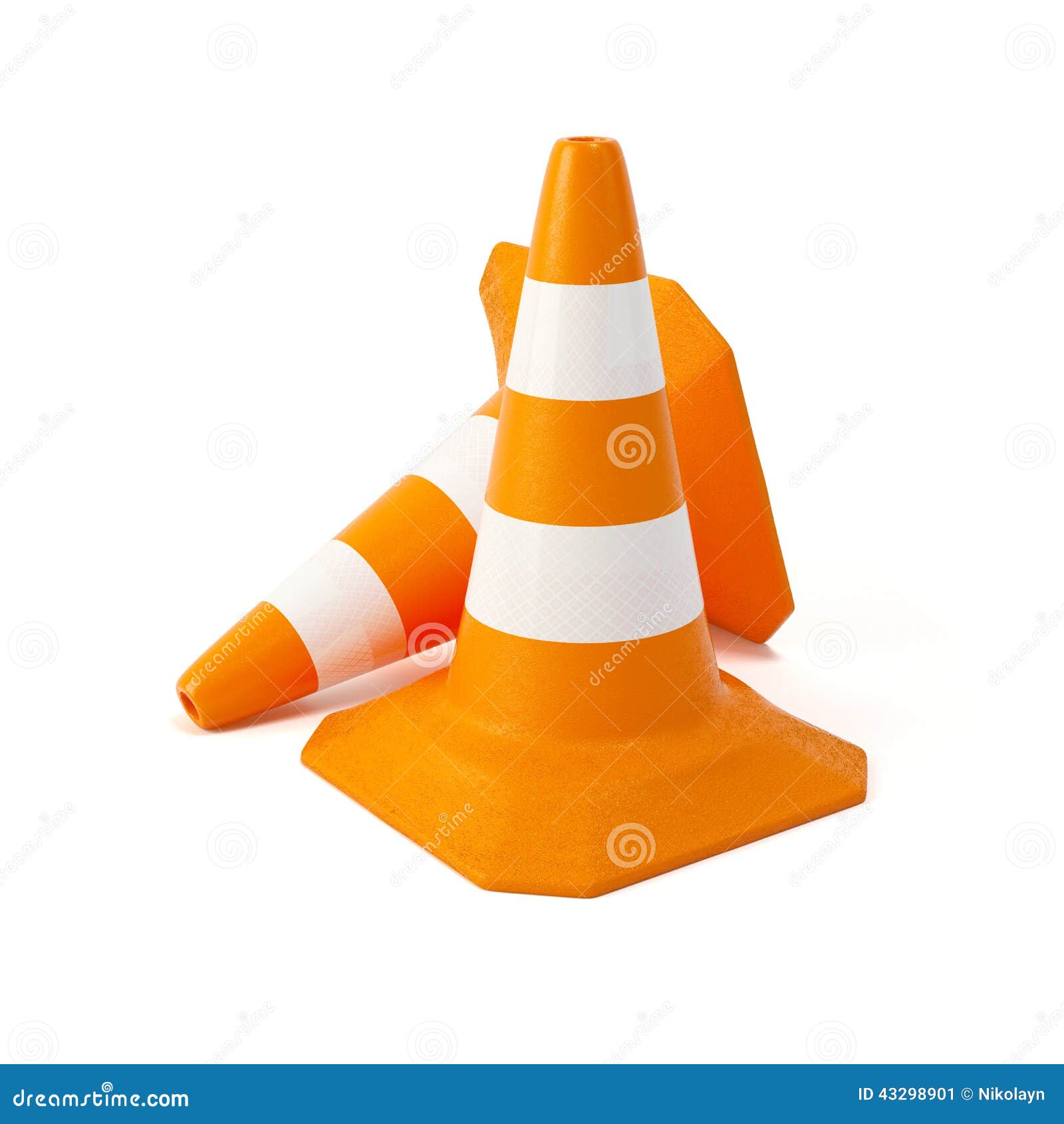 Two traffic cones stock image. Image of orange, stop - 43298901