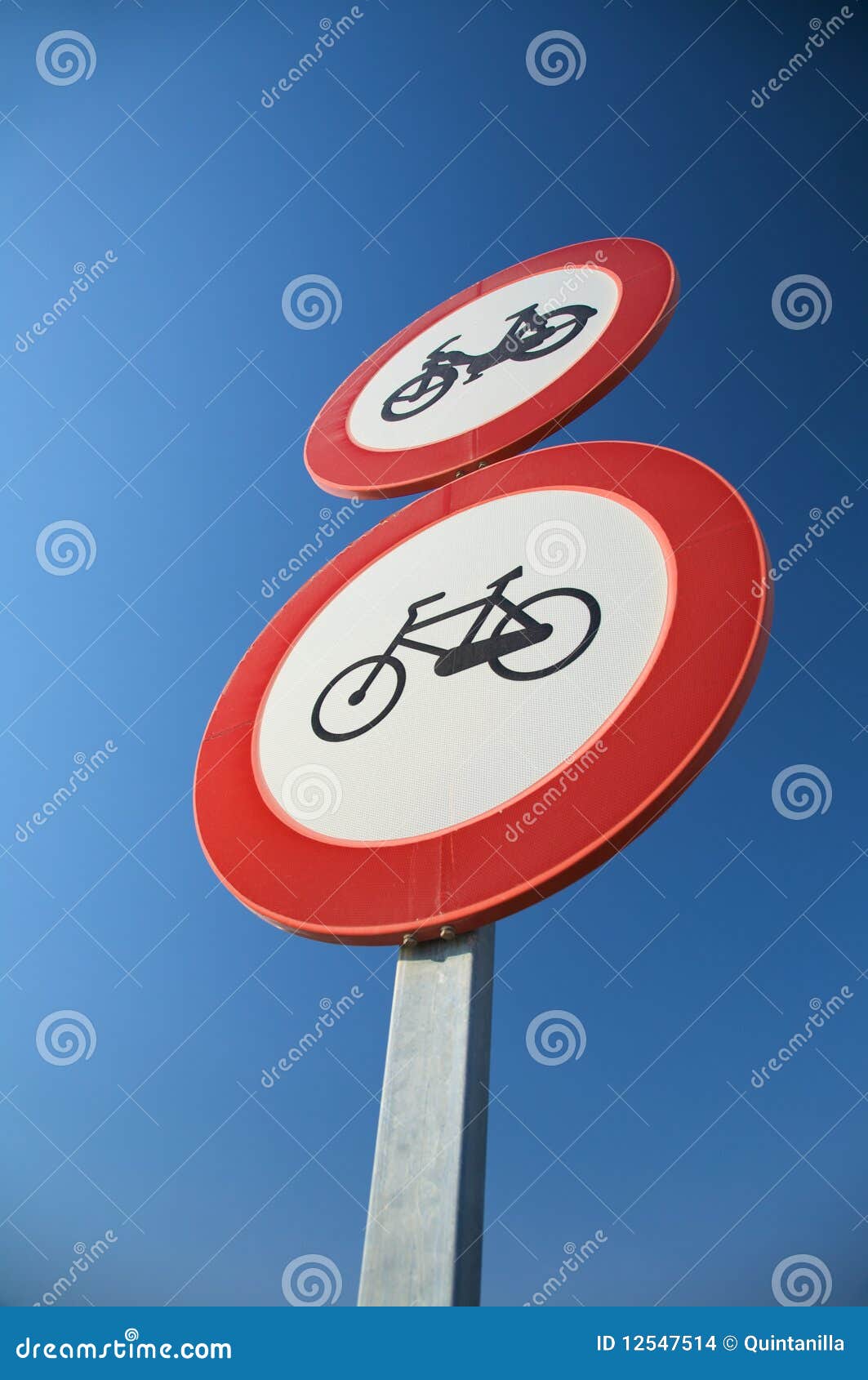 Two traffic signs stock photo. Image of pole, white, outdoor - 12547514