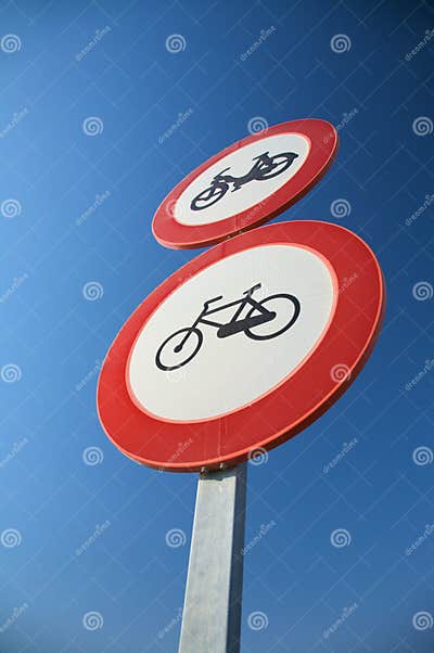 Two traffic signs stock photo. Image of pole, white, outdoor - 12547514