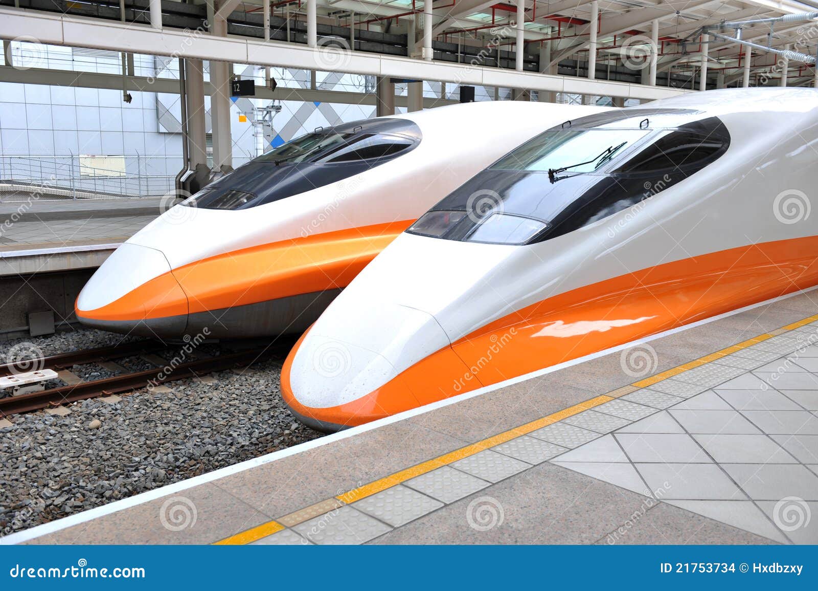 Two train stock photo. Image of corporate, perspective - 21753734