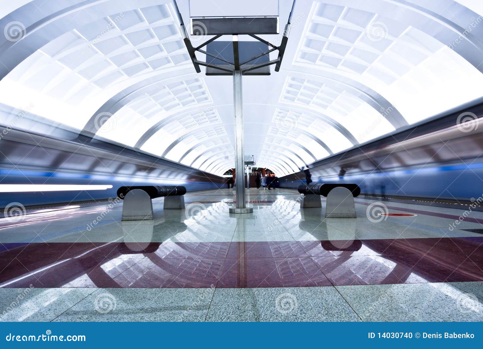 Two trains on platform stock photo. Image of platform - 14030740
