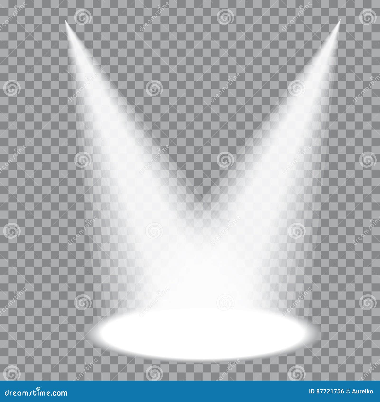 Two transparent spots stock vector. Illustration of bright - 87721756