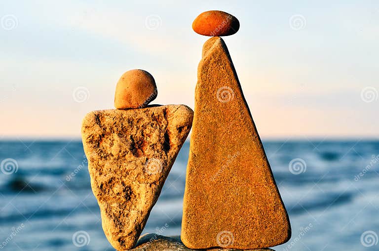 Two triangle stones stock photo. Image of coast, rectangular - 48073706