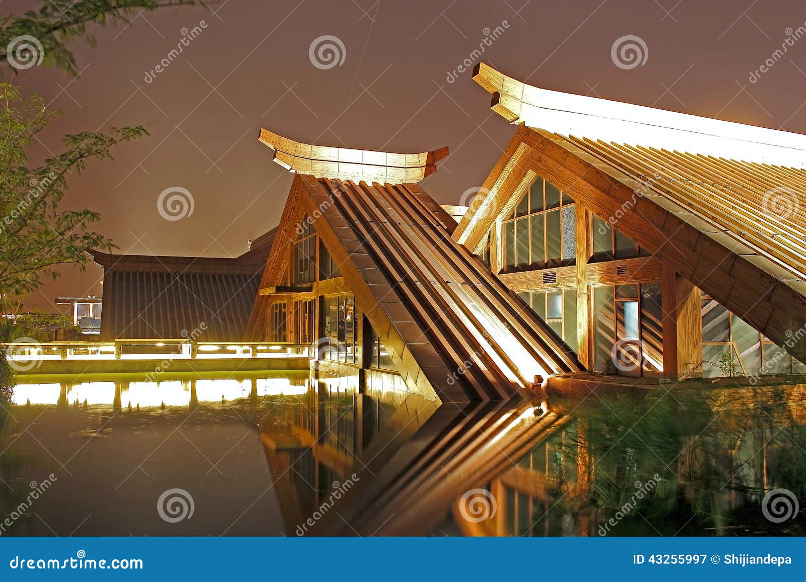 Two Triangular house stock image. Image of color, triangular - 43255997