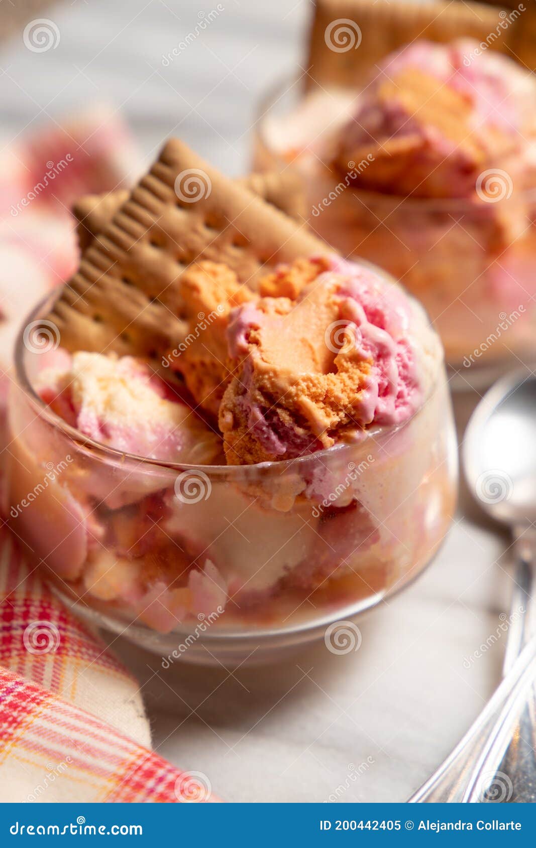 Icecream4 stock image. Image of summer, cold, cookies - 200442405