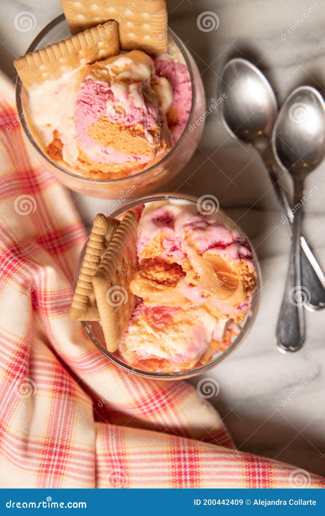 Icecream3 stock image. Image of vanilla, cold, frontal - 200442409