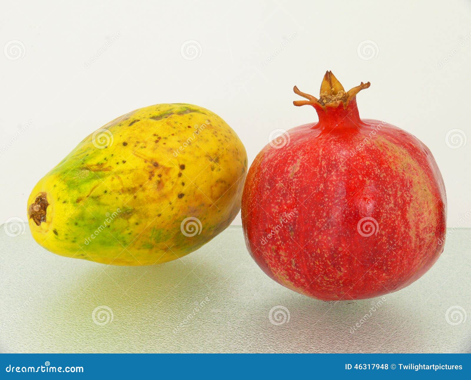 Two tropic fruits stock photo. Image of fruits, food - 46317948