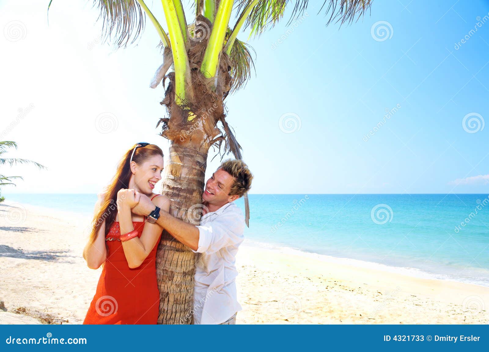 Two and tropic scene stock image. Image of nature, romance - 4321733