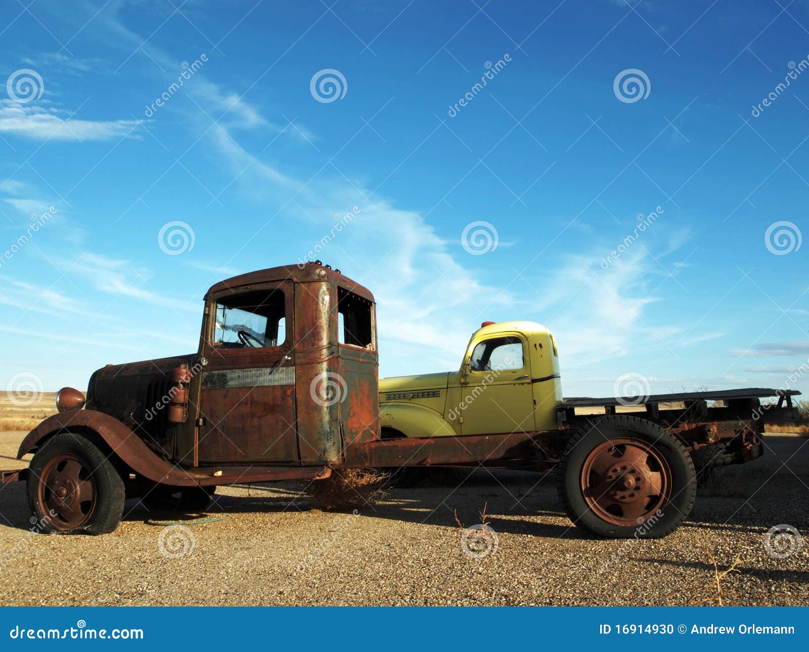 Two Trucks stock photo. Image of vintage, vehicle, outdoors - 16914930