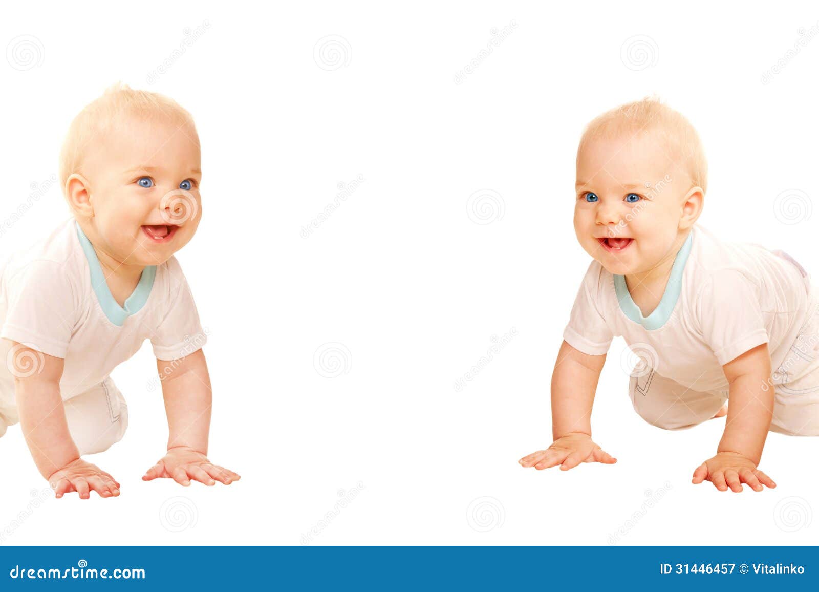 Two Laughing Babies