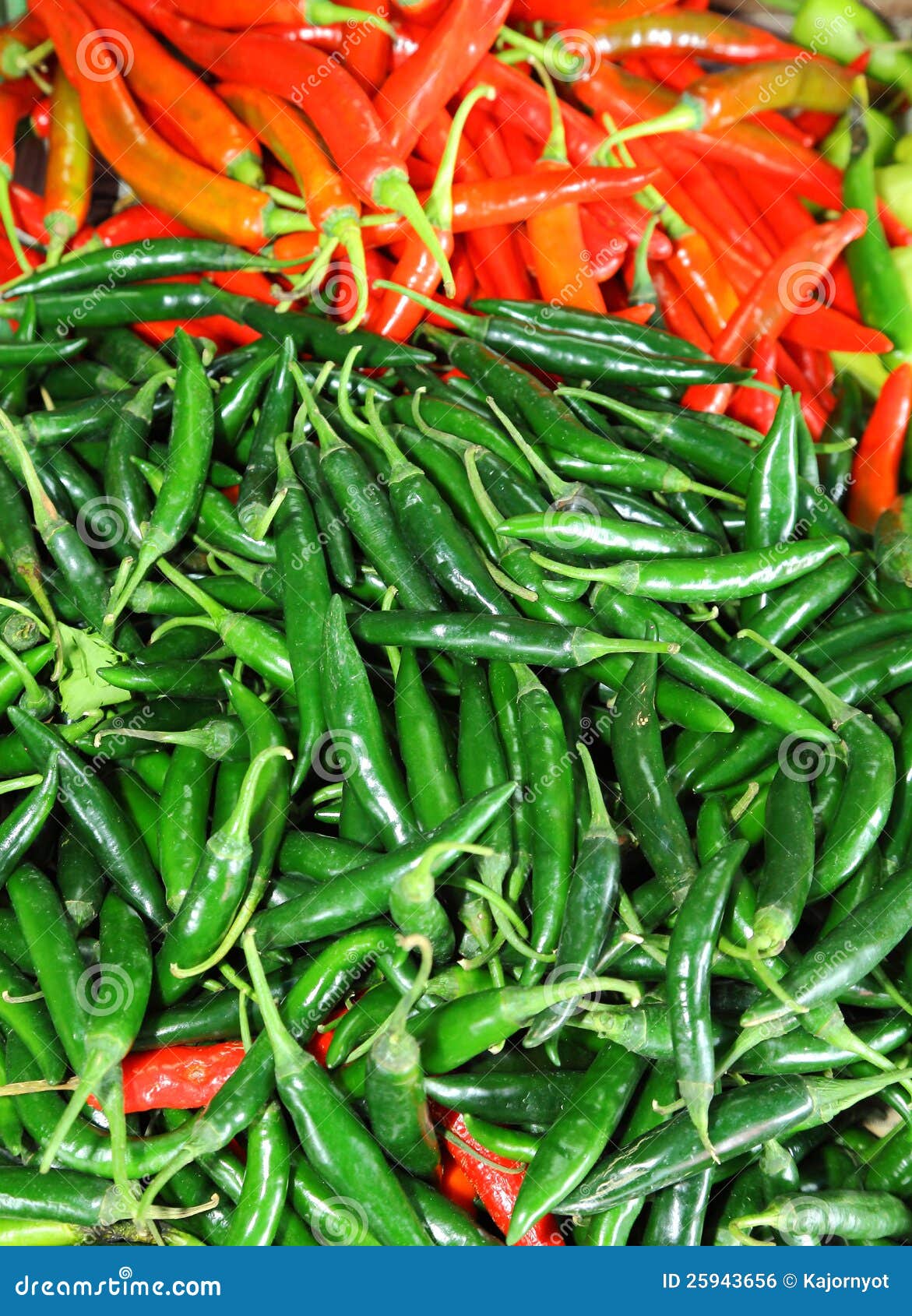 Two Type of Goat Peppers or Chili in the Market Stock Photo - Image of ...