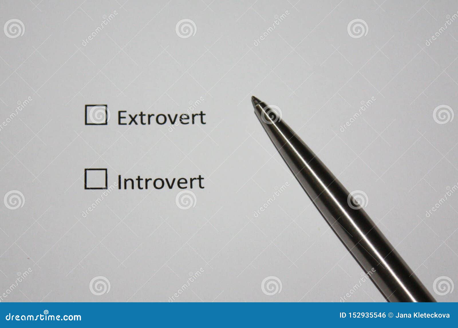 Two Types of Personality, Extrovert or Introvert Mental Character ...