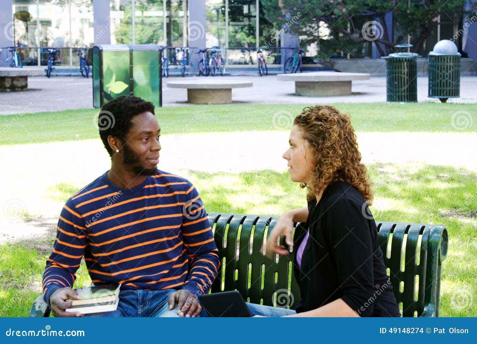 Two University students stock photo. Image of talking - 49148274