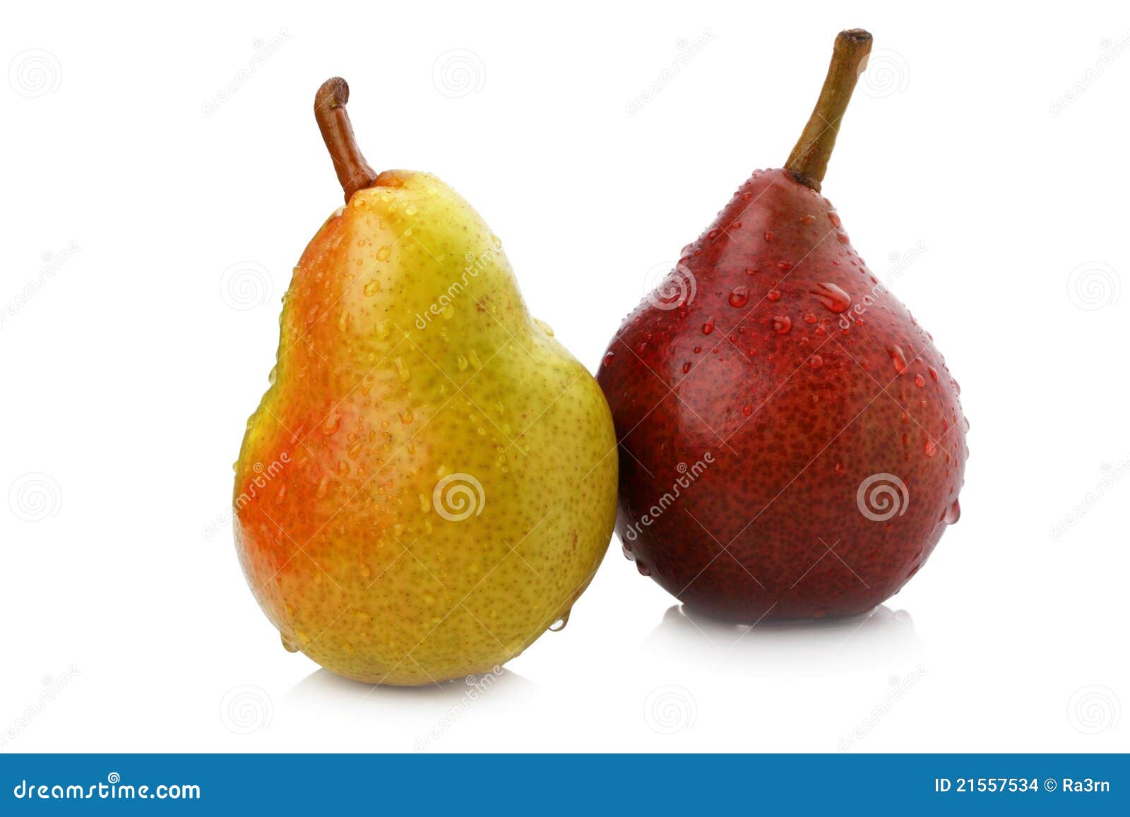Two varieties of pears stock photo. Image of people, background - 21557534