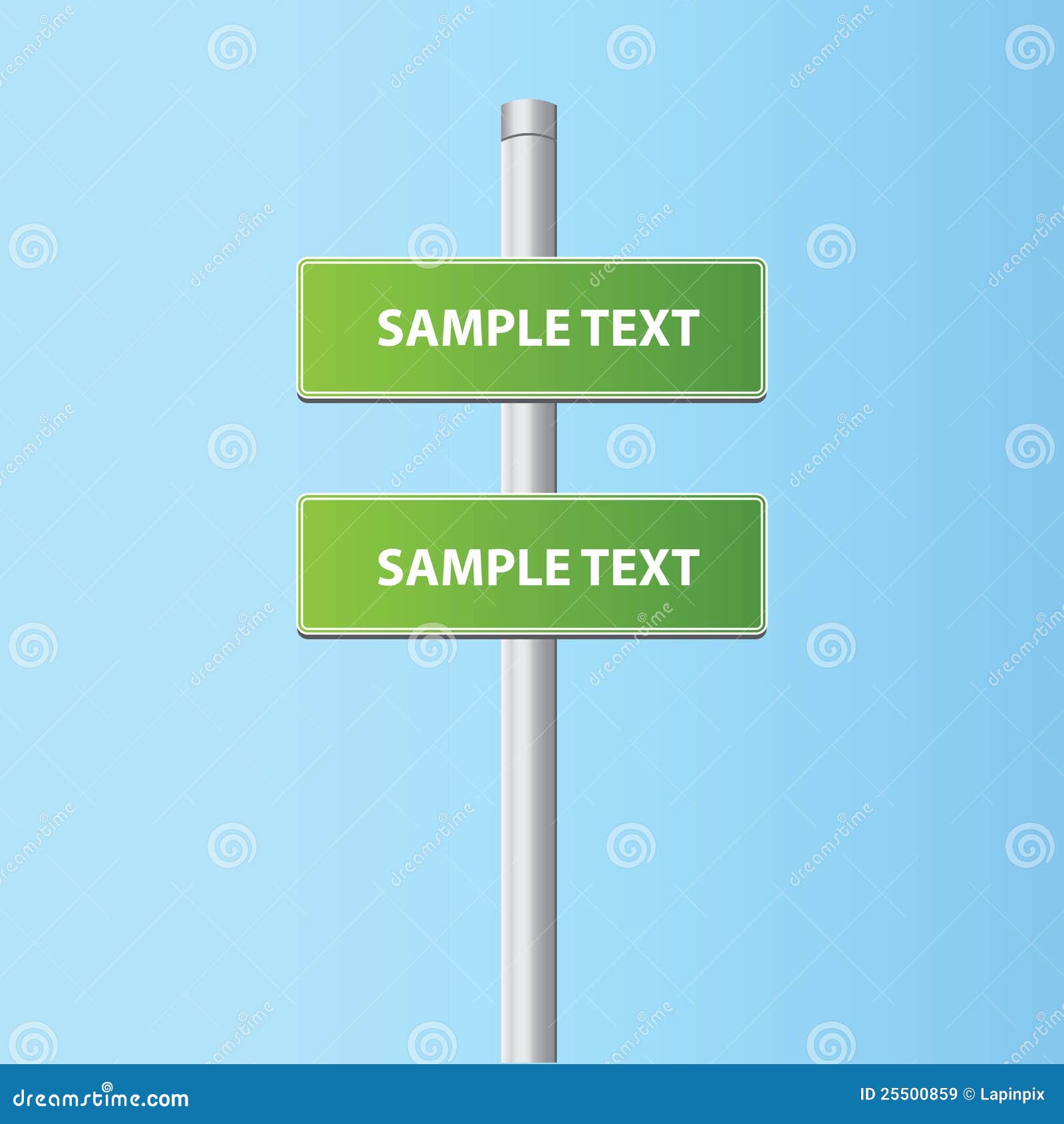 Two Vector Road Plates (signs) Stock Vector - Illustration of bright ...