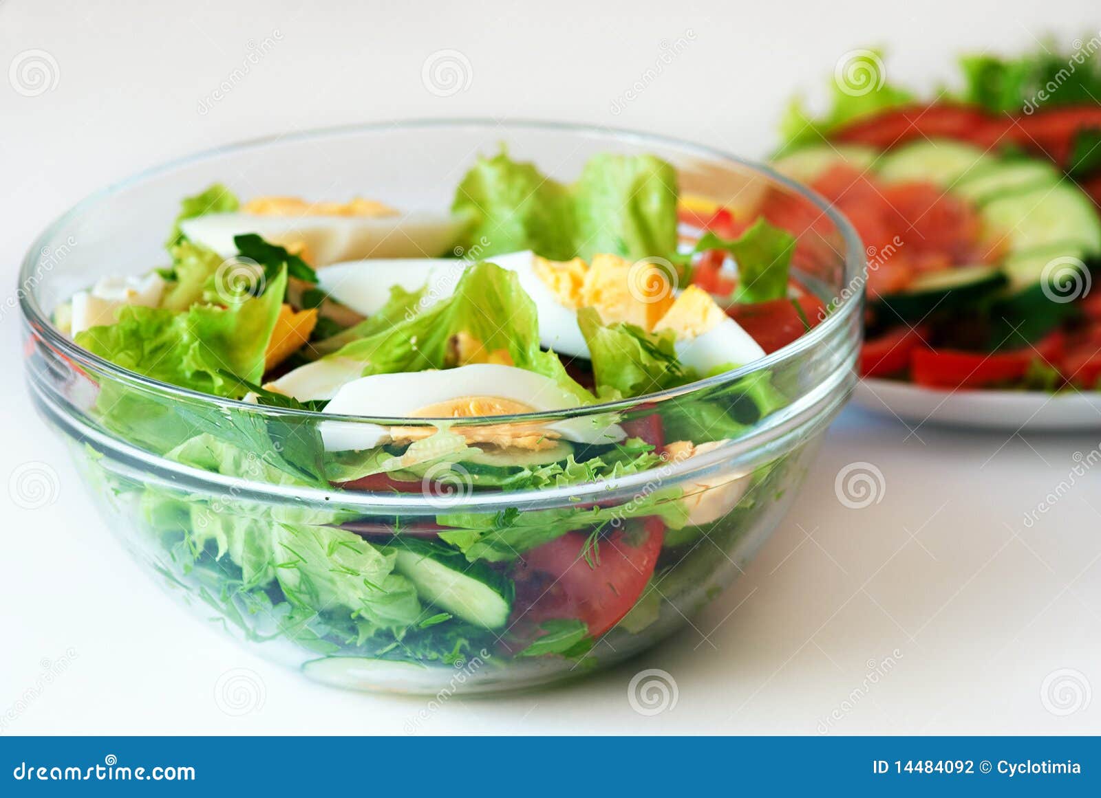 Two vegetable salads stock photo. Image of food, cooking - 14484092