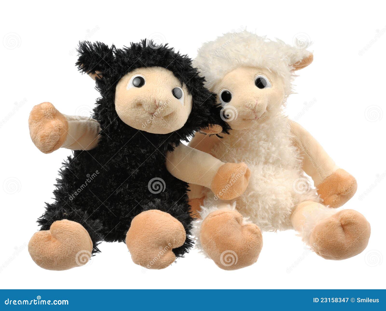 Two Very Cute Stuffed Animals Stock Image - Image of animal, fabric ...
