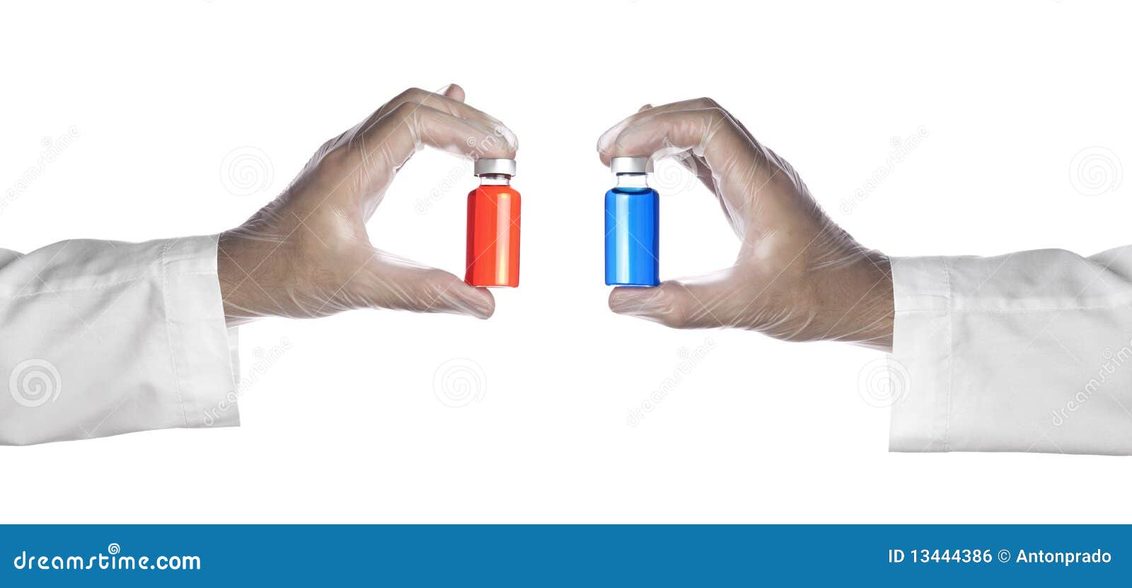 Two vials stock photo. Image of holding, chemistry, laboratory - 13444386