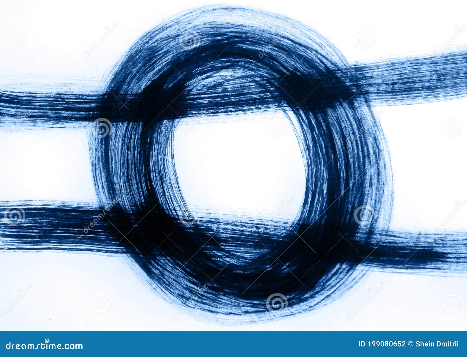 Two Vibrating Lines are Drawn that Pass through a Circle, the ...