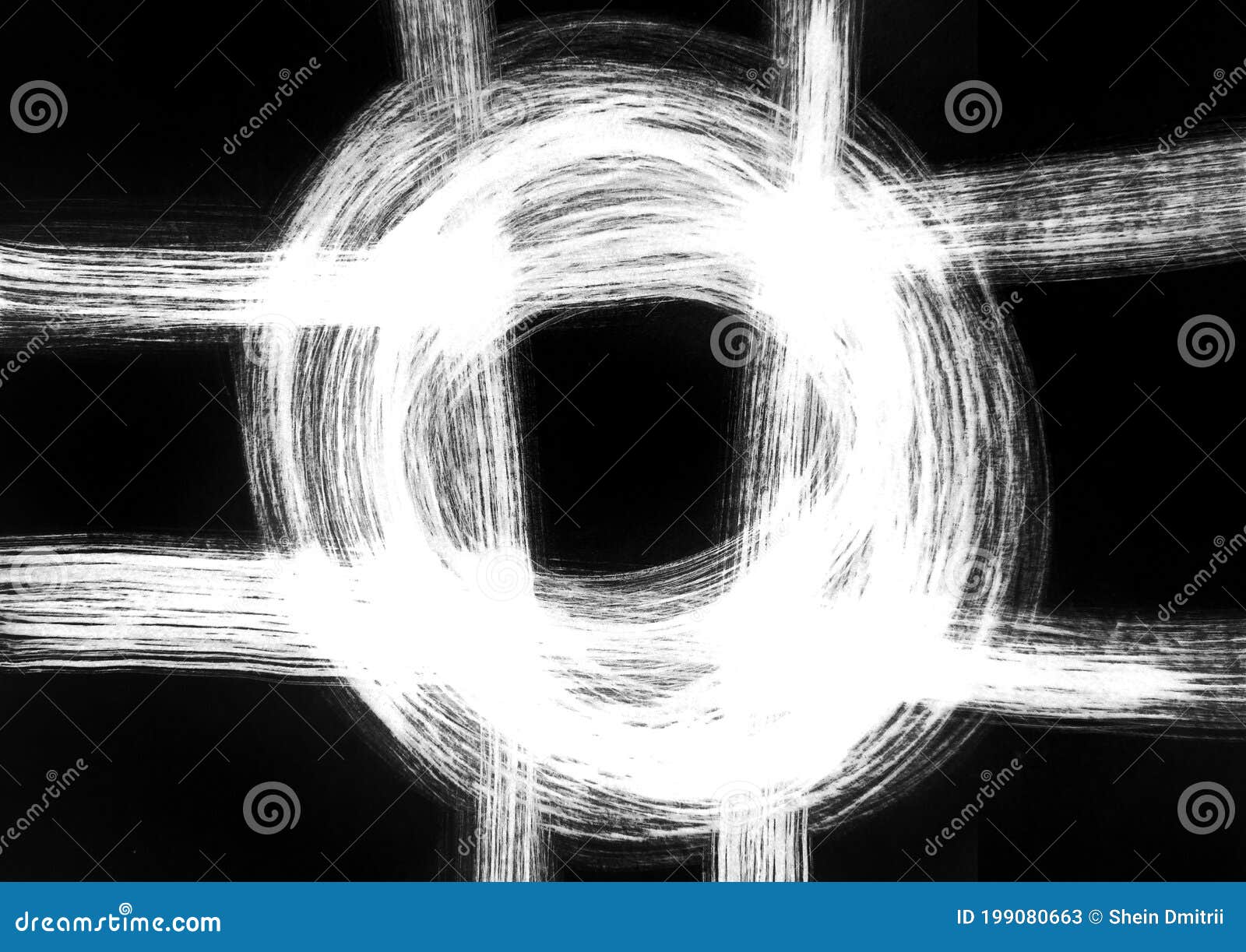 Two Vibrating Lines are Drawn that Pass through a Circle, the ...