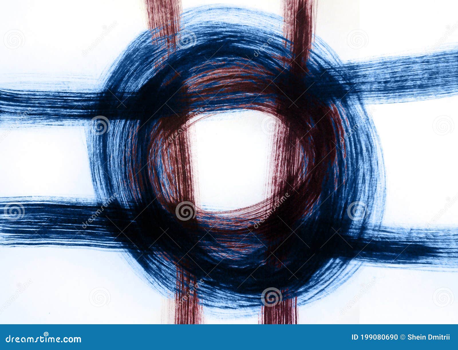 Two Vibrating Lines are Drawn that Pass through a Circle, the ...