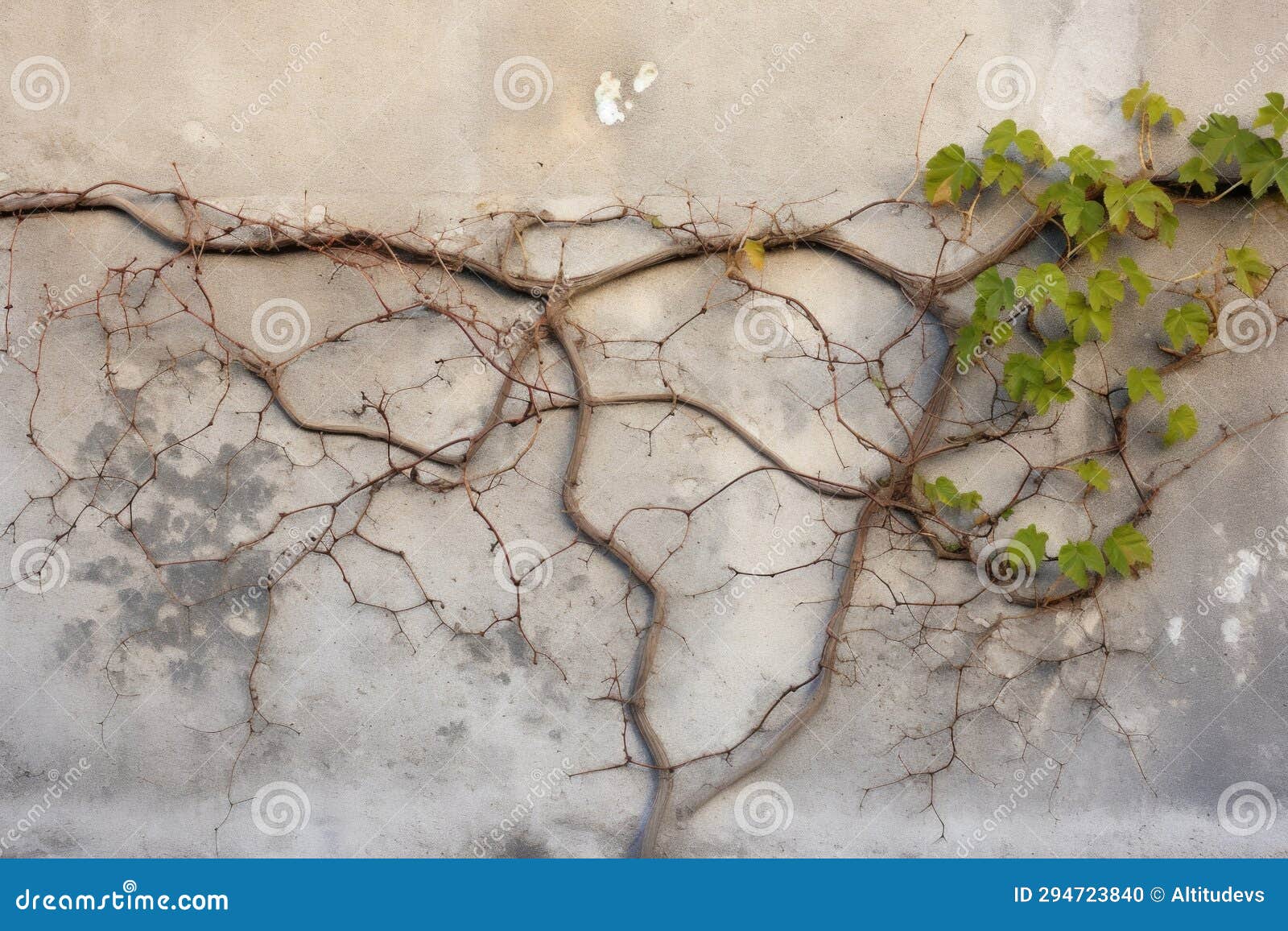 Two Vines Intertwined on a Wall Stock Photo - Image of plant, growth ...