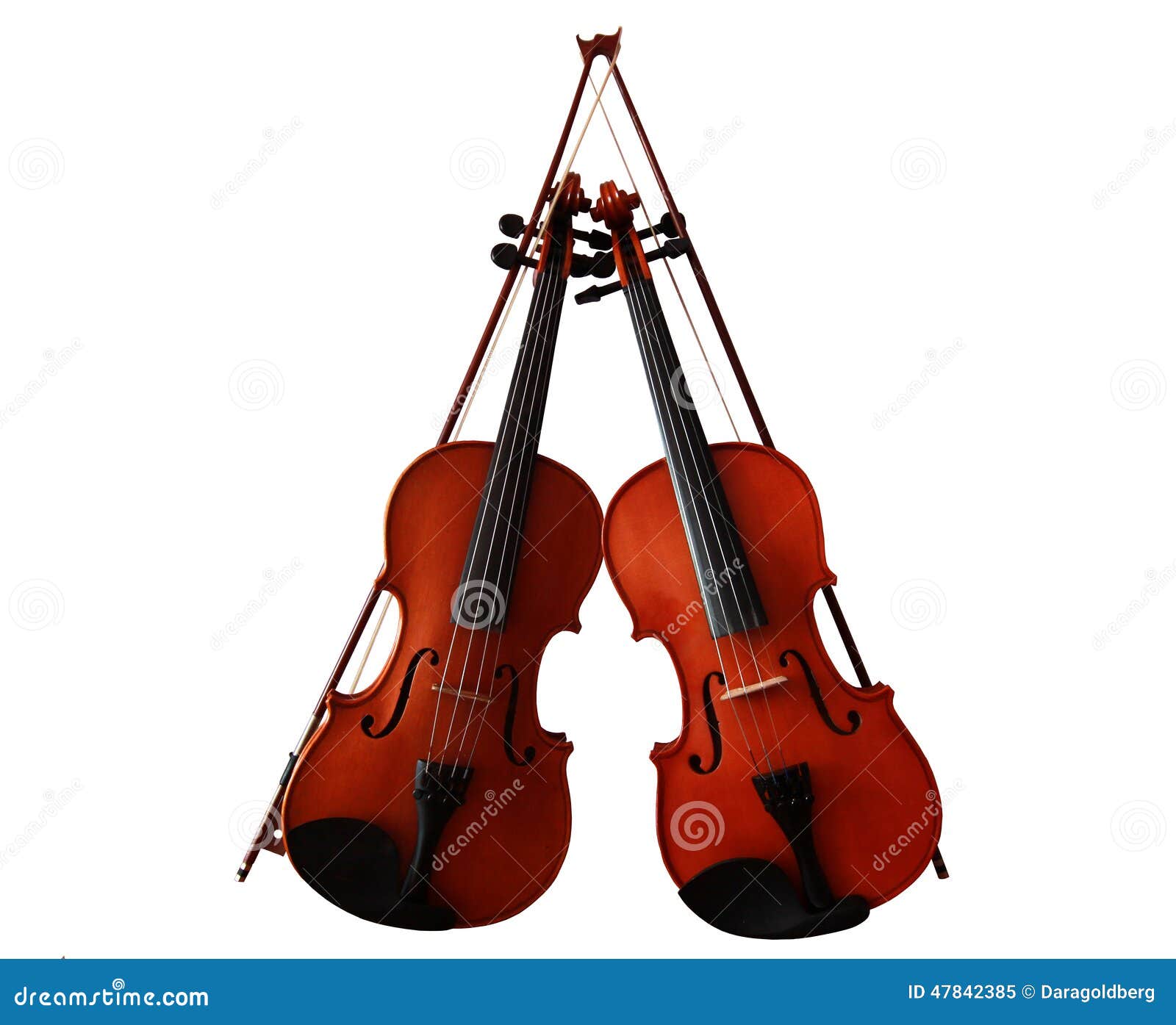 Two violins with bows stock image. Image of violin, performance - 47842385
