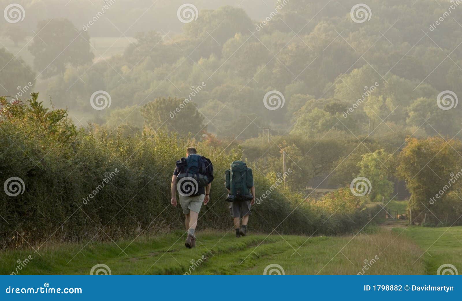 Two walkers stock photo. Image of trails, path, walking - 1798882