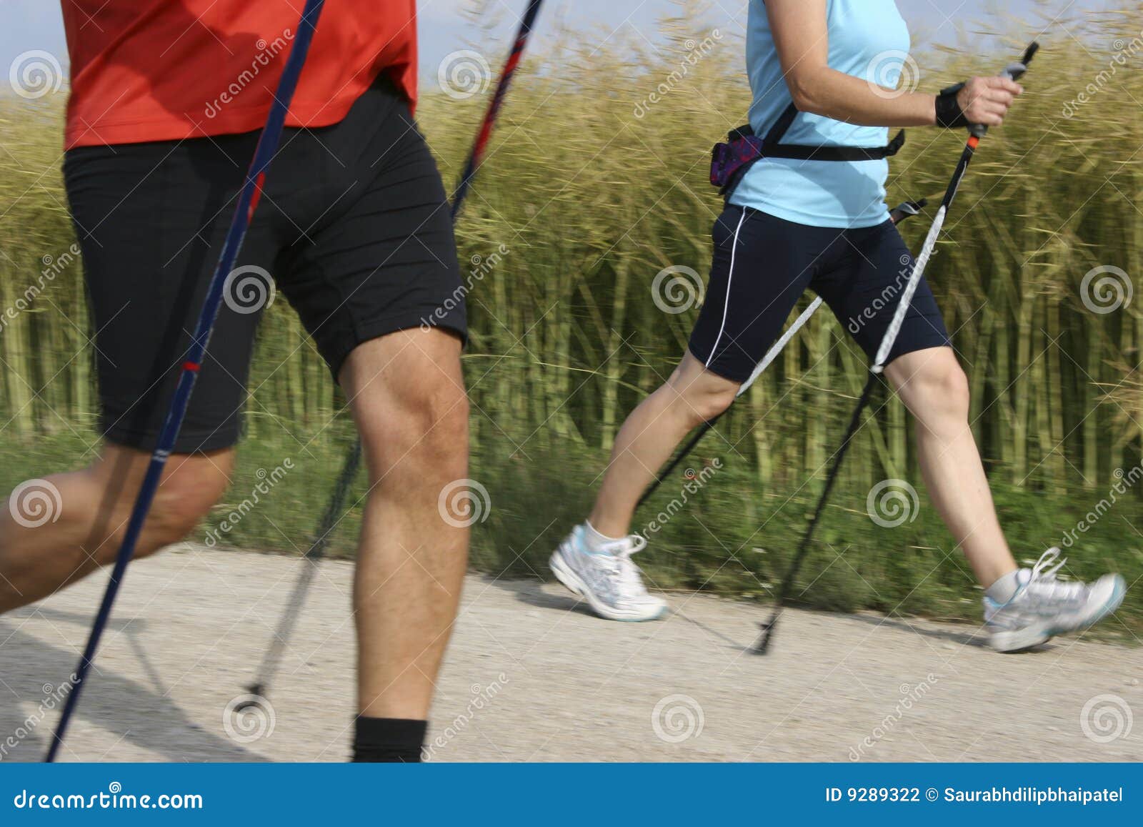 Two walkers stock photo. Image of outdoors, human, sport - 9289322