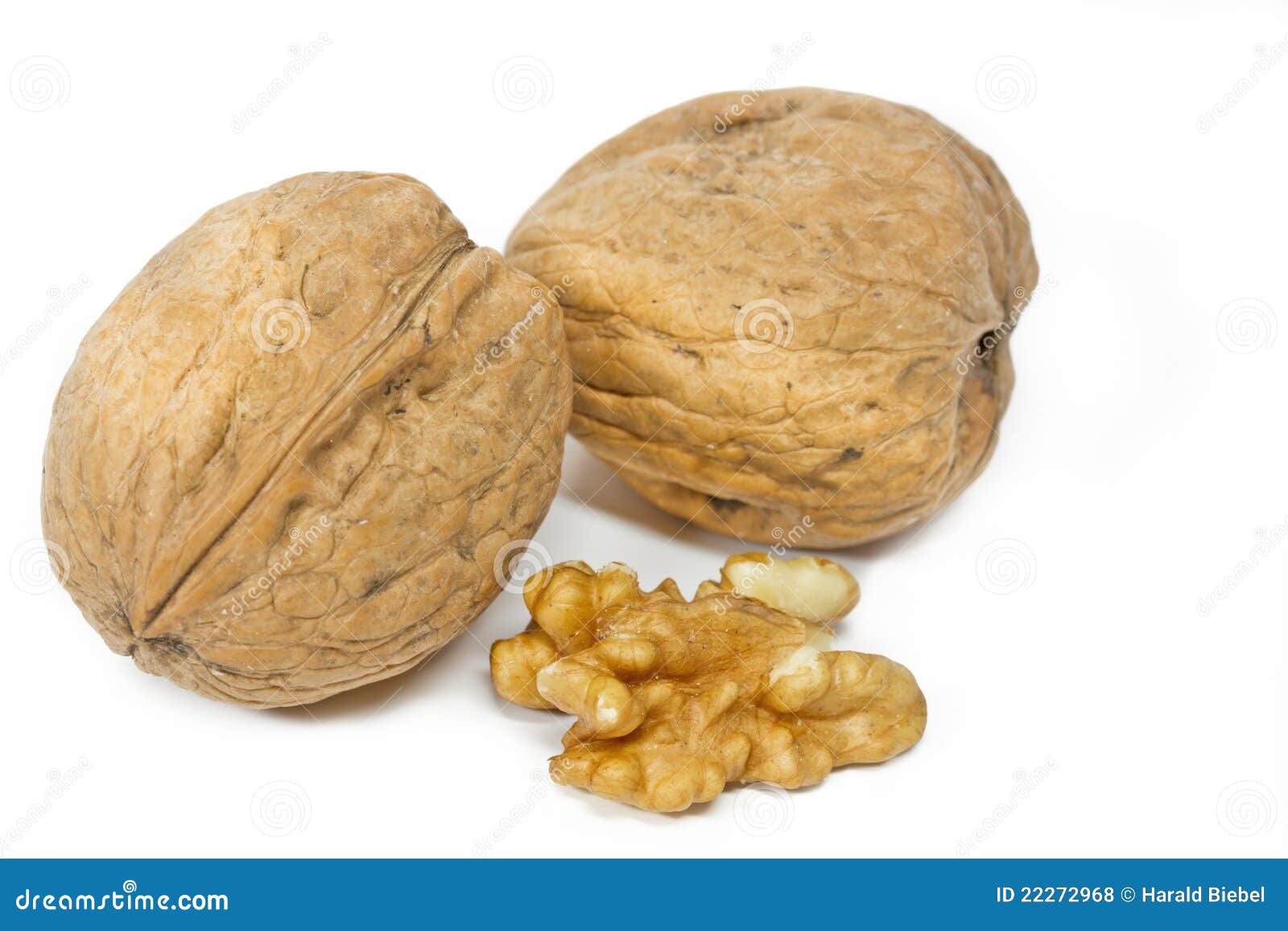 Two walnuts stock photo. Image of foodstuff, background - 22272968