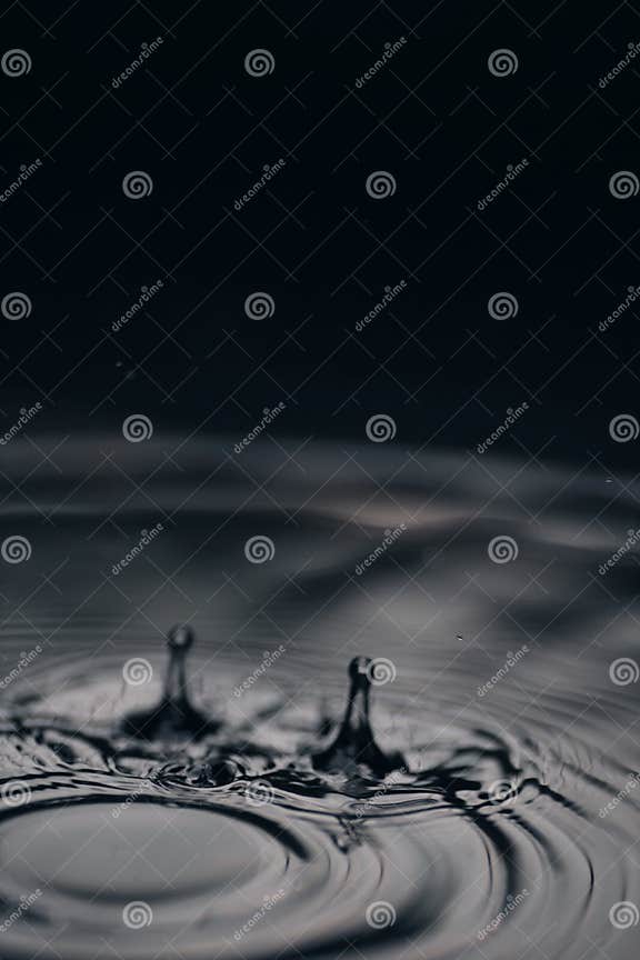 Two water drops stock photo. Image of water, nature - 218967520