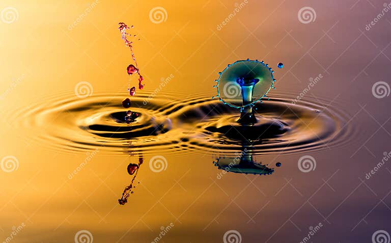Two Water Splatter and Splash. Stock Image - Image of effect, bright ...
