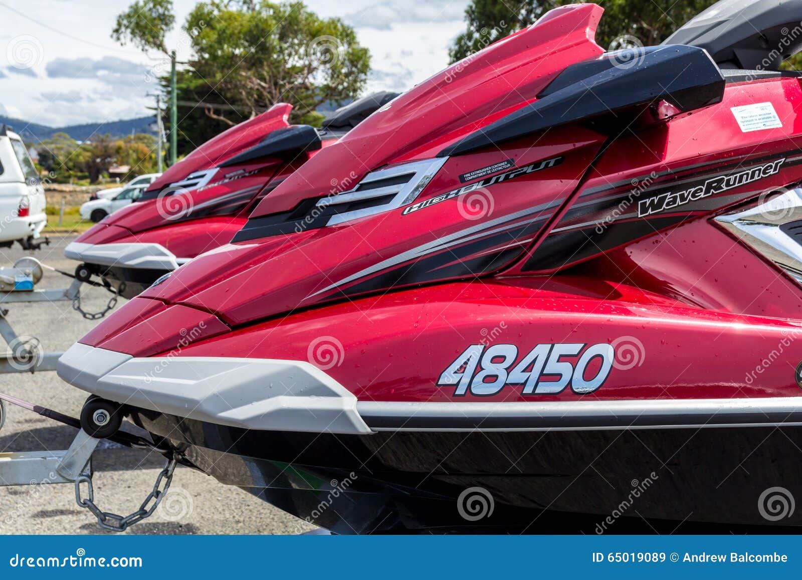 Two waverunner jet skis editorial stock image. Image of recreational ...