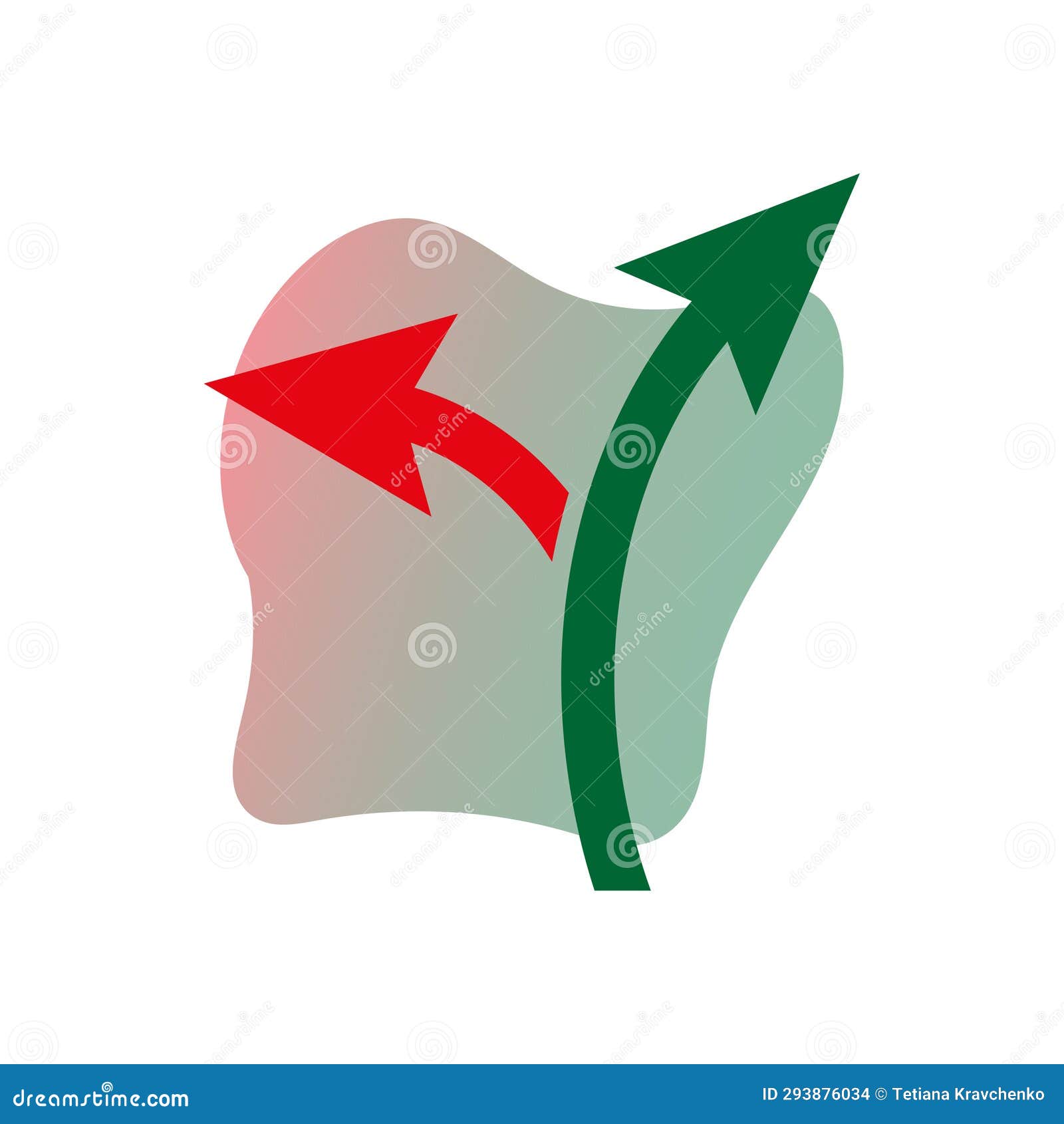 Two Way Arrow Symbol. Vector Illustration. EPS 10 Stock Vector ...