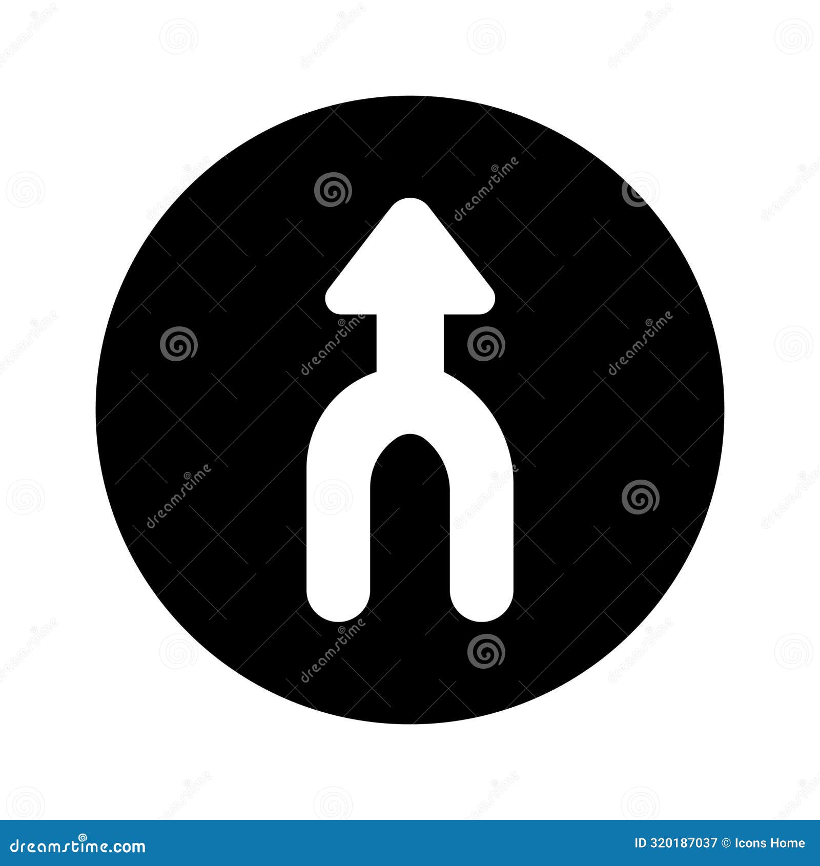 Two Way Arrow Vector Design Isolated on White Background Stock Vector ...