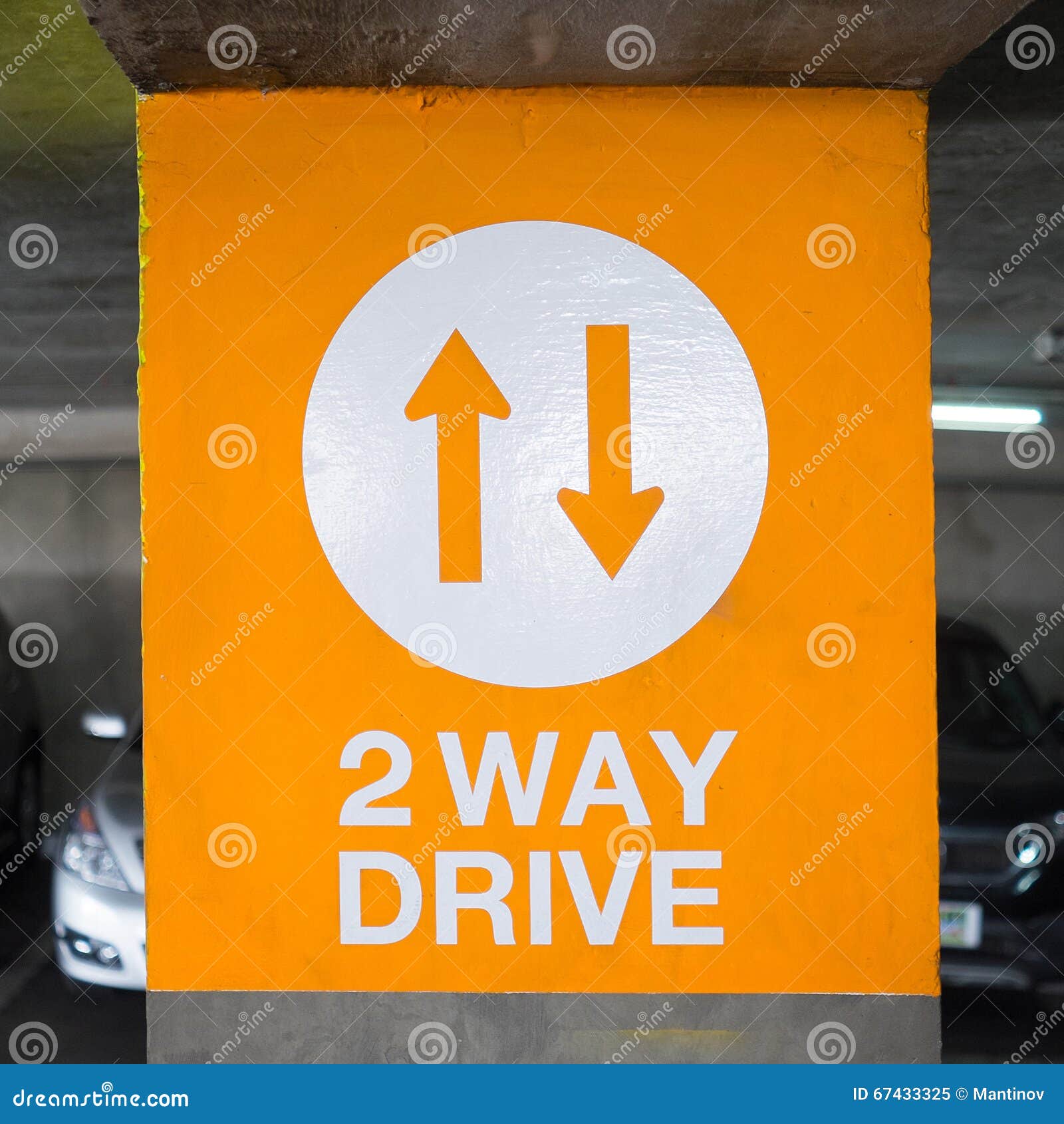 Two way drive sign stock image. Image of lane, design - 67433325