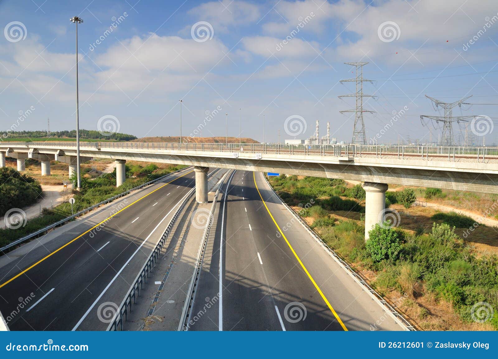 Two-way Highway. Royalty-Free Stock Photography | CartoonDealer.com ...