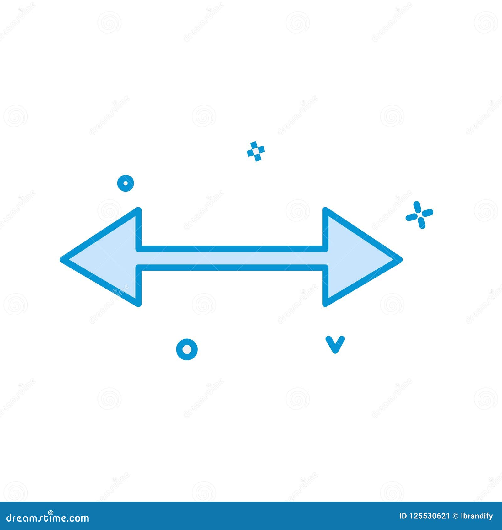 Two way icon design vector stock vector. Illustration of point - 125530621