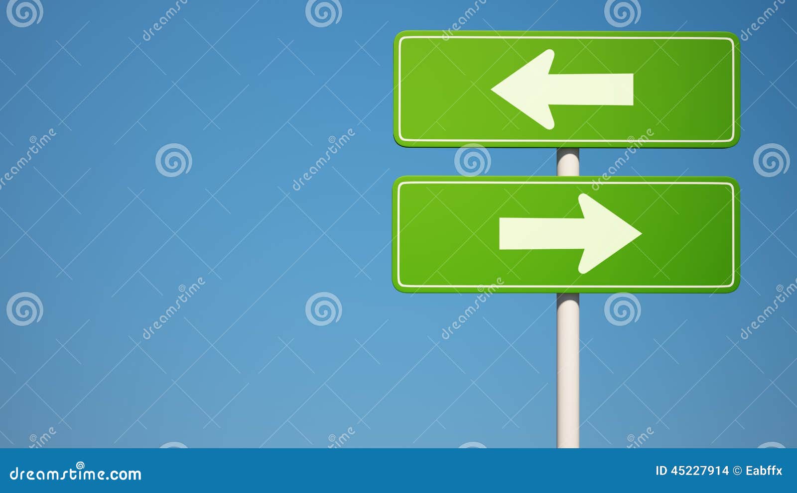 Two Way Sign with Clipping Path Stock Illustration - Illustration of ...