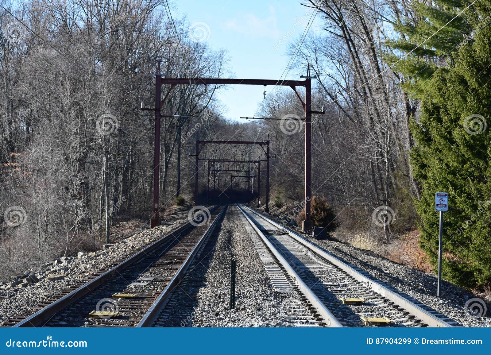 Two Way Street stock image. Image of transient, rail - 87904299