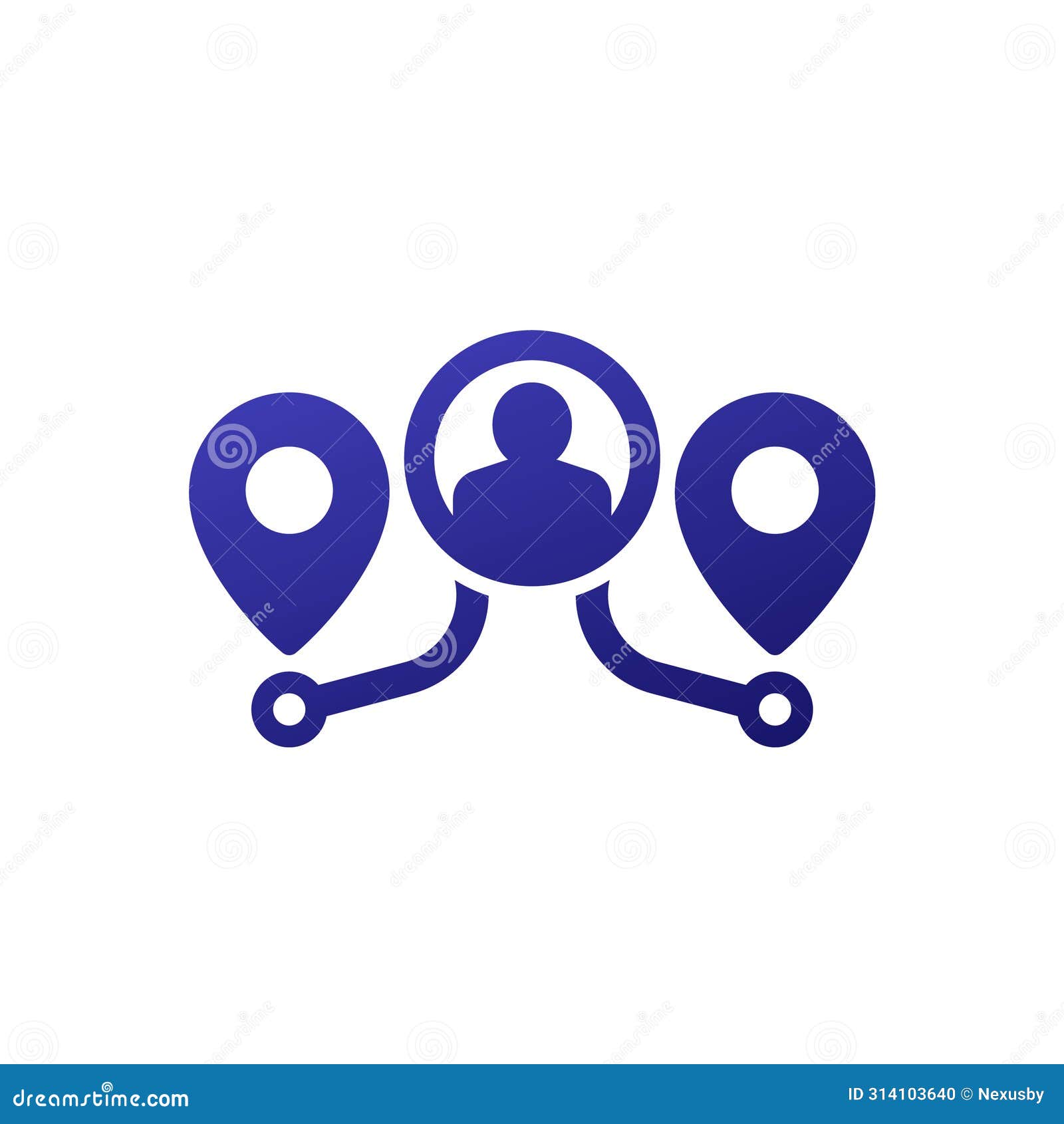 Two Ways, Choose a Path Icon Stock Vector - Illustration of split, mark ...