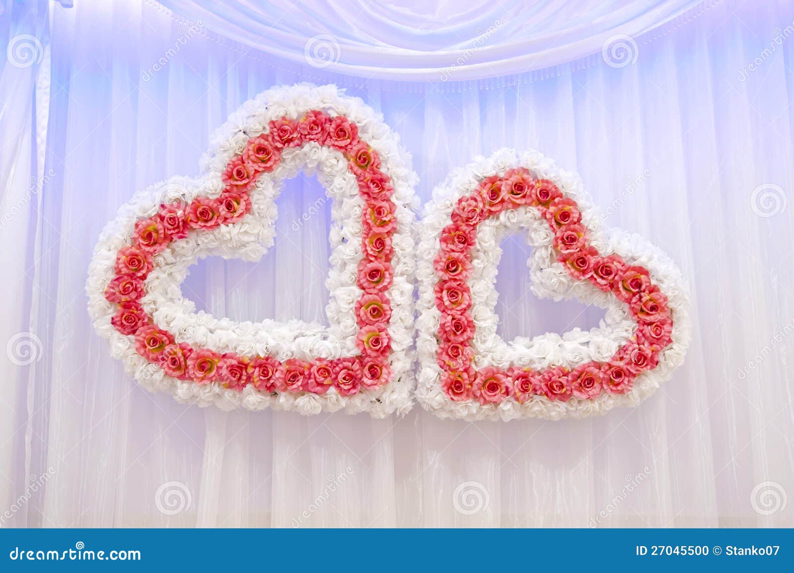 Two wedding hearts stock photo. Image of decoration, ceremony - 27045500